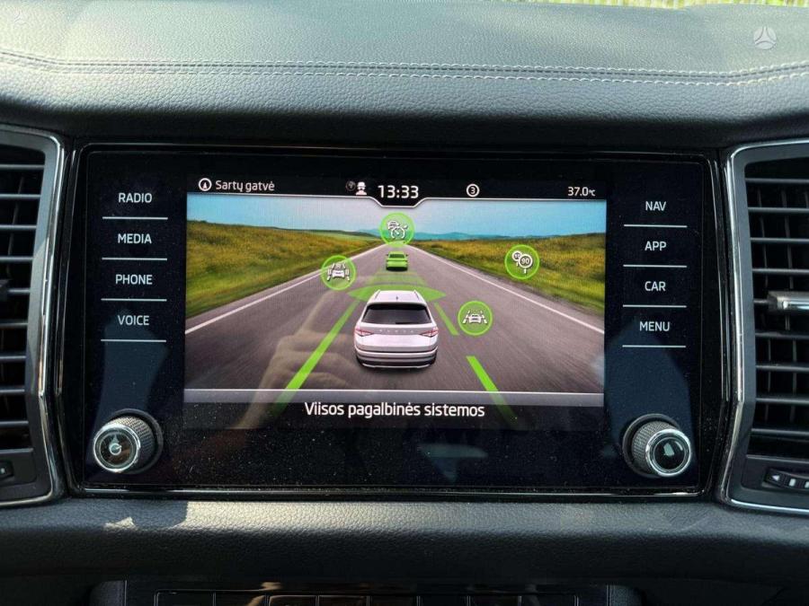 Zils Skoda Kodiaq 2022 Viļņa, ar dzinēja tilpumu 1.97 L un nobraukumu 151 tūkst. km par 19990 €, foto 33 vietnē AUTOMOTO.COM.LV