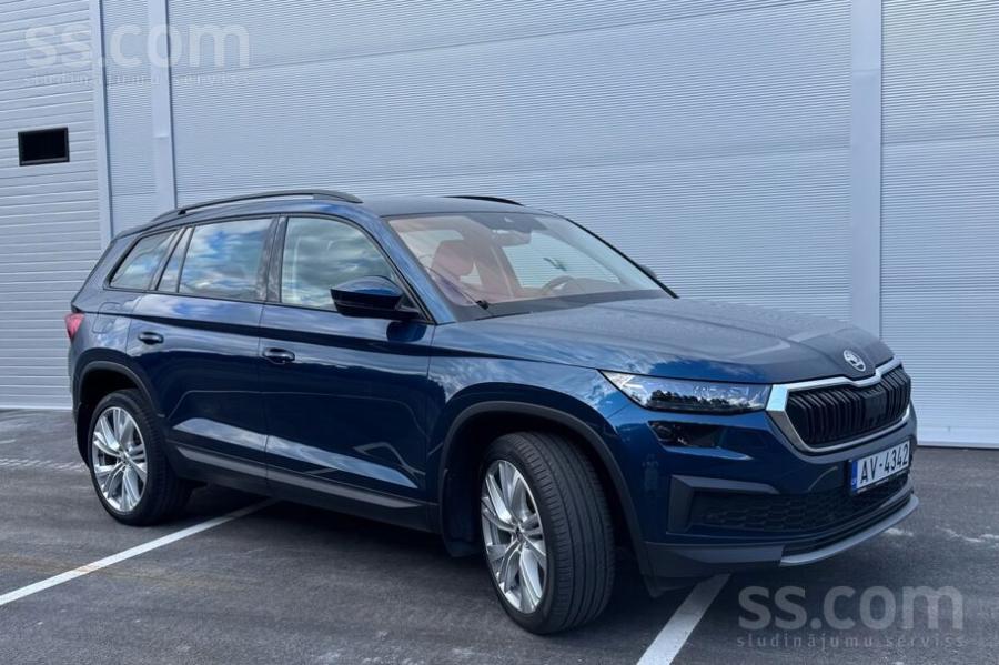 Zils Skoda Kodiaq 2022 Rīga, ar dzinēja tilpumu 2.00 L un nobraukumu 88 tūkst. km par 26900 €, foto 1 vietnē AUTOMOTO.COM.LV