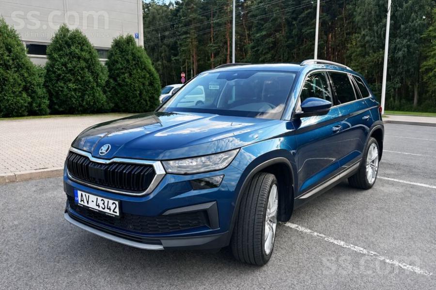Zils Skoda Kodiaq 2022 Rīga, ar dzinēja tilpumu 2.00 L un nobraukumu 88 tūkst. km par 26900 €, foto 3 vietnē AUTOMOTO.COM.LV