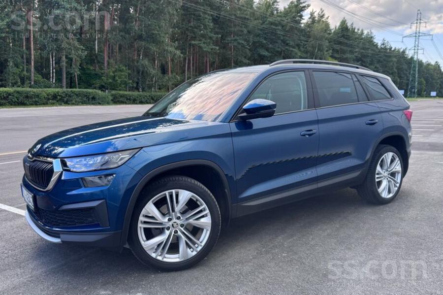 Zils Skoda Kodiaq 2022 Rīga, ar dzinēja tilpumu 2.00 L un nobraukumu 88 tūkst. km par 26900 €, foto 6 vietnē AUTOMOTO.COM.LV