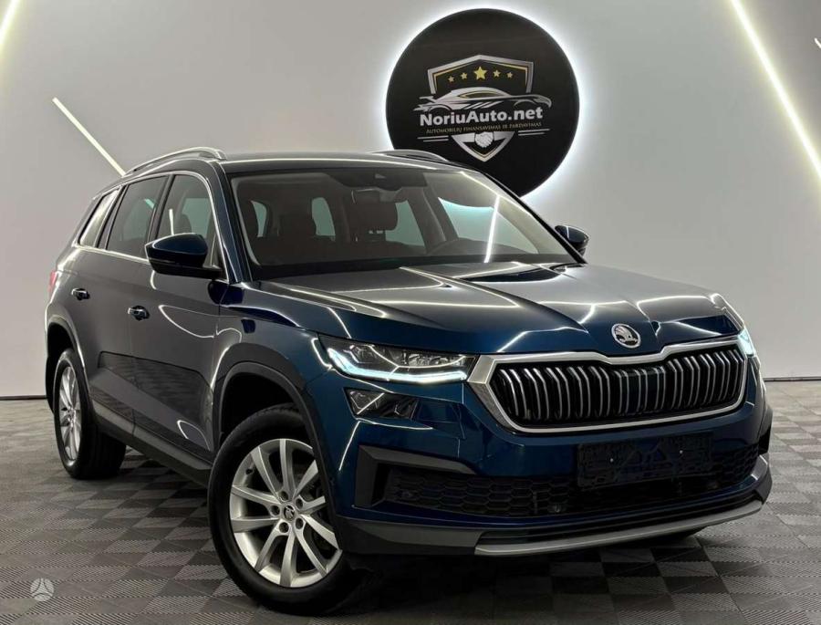 Zils Skoda Kodiaq 2022 Marijampole, ar dzinēja tilpumu 1.97 L un nobraukumu 162 tūkst. km par 25900 €, foto 1 vietnē AUTOMOTO.COM.LV