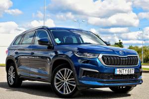 Синий Шкода Kodiaq 2022 в Вильнюс, объемом двигателя 1.97 л и пробегом 86 тыс. км за 27500 €, фото  на AUTOMOTO.COM.LV