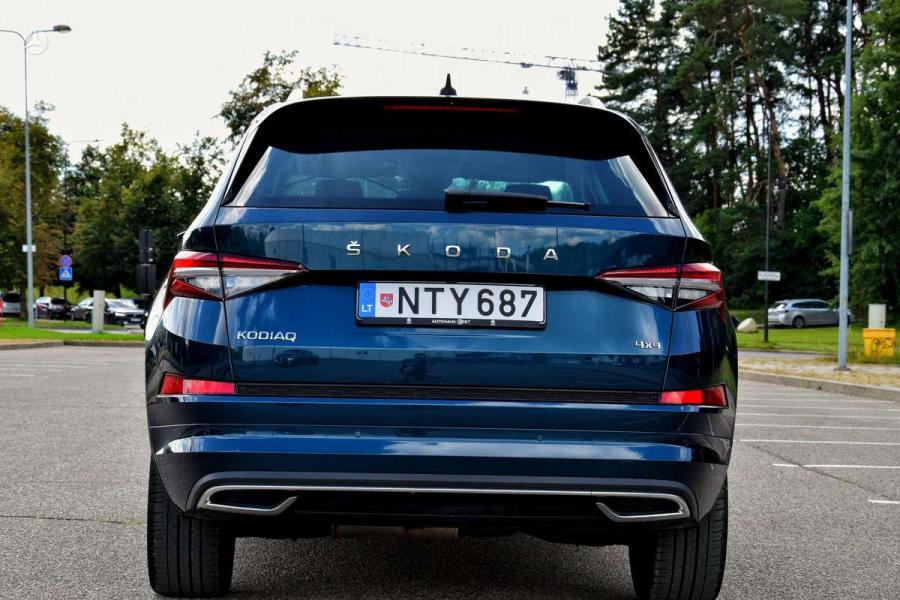 Синий Шкода Kodiaq 2022 в Вильнюс, объемом двигателя 1.97 л и пробегом 86 тыс. км за 27500 €, фото 11 на AUTOMOTO.COM.LV