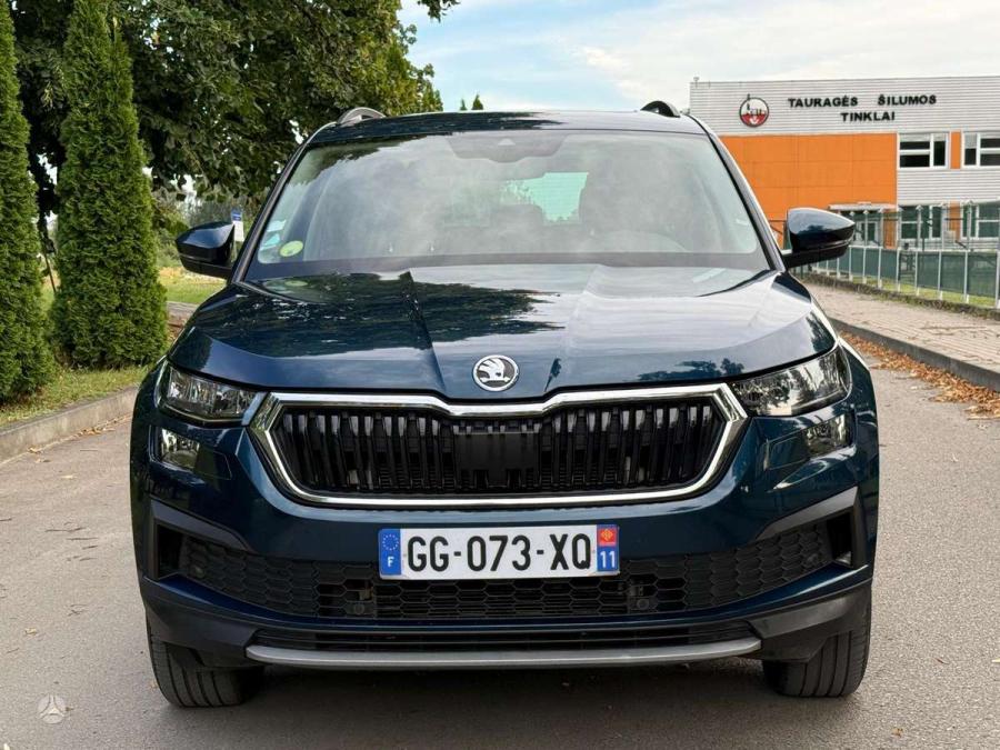 Синий Шкода Kodiaq 2022 в Таураге, объемом двигателя 1.97 л и пробегом 300 тыс. км за 17500 €, фото 5 на AUTOMOTO.COM.LV