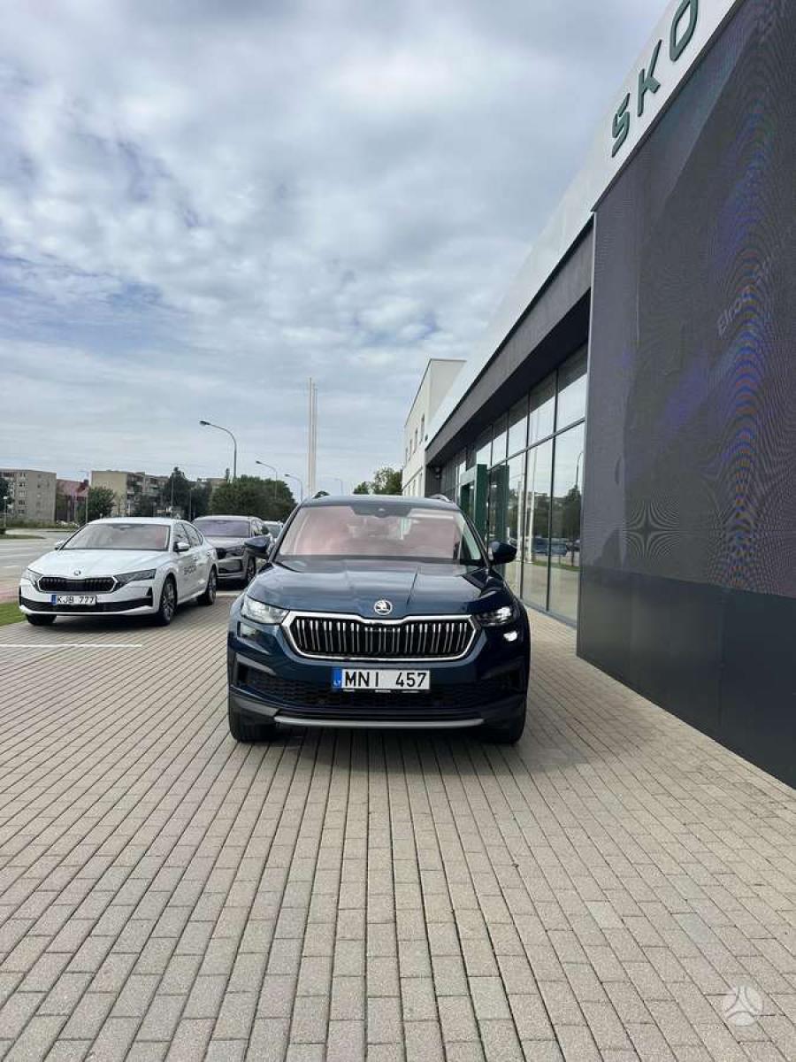 Синий Шкода Kodiaq 2022 в Клайпеда, объемом двигателя 1.50 л и пробегом 112 тыс. км за 25800 €, фото 4 на AUTOMOTO.COM.LV