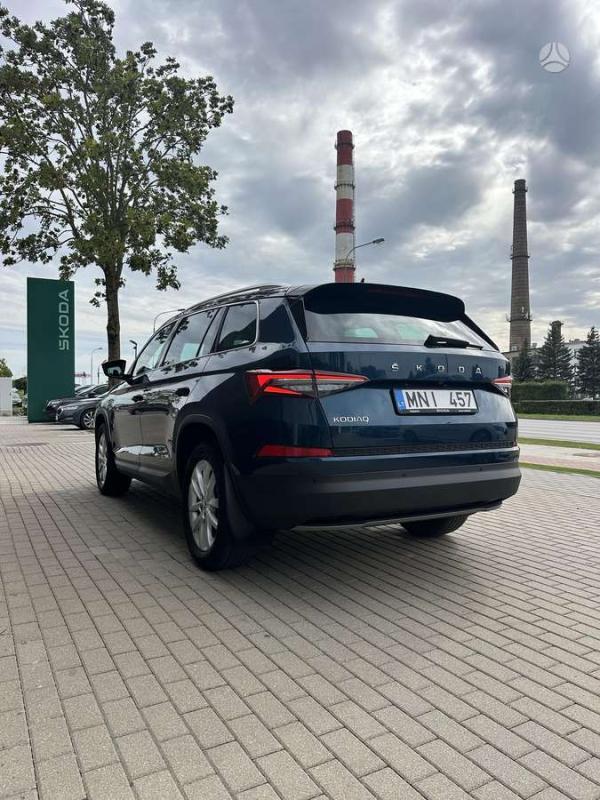 Blue Skoda Kodiaq 2022 in Klaipeda, with an engine capacity of 1.50 L and mileage of 112 thousand km for 25800 €, photo 8 on AUTOMOTO.COM.LV