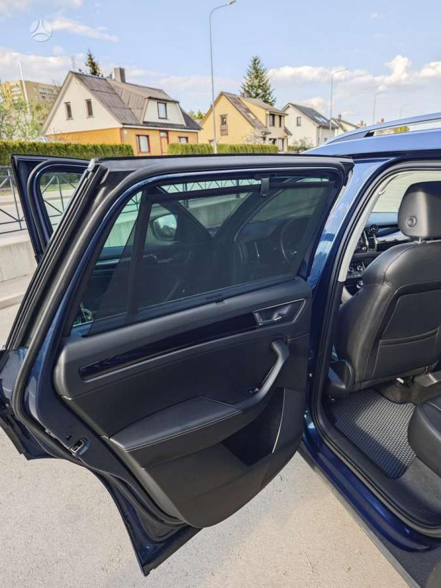 Blue Skoda Kodiaq 2022 in Telschi, with an engine capacity of 1.97 L and mileage of 256 thousand km for 24000 €, photo 15 on AUTOMOTO.COM.LV