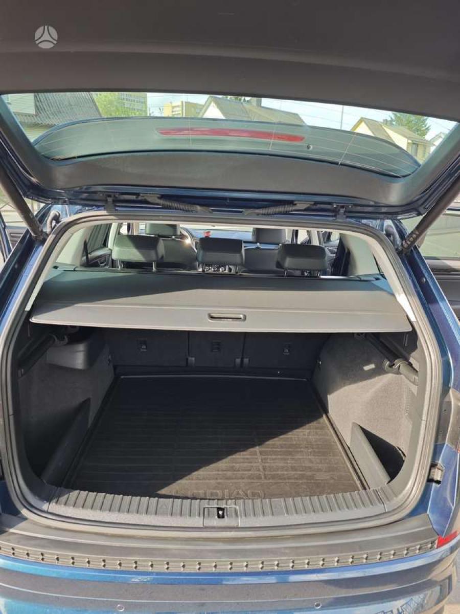 Blue Skoda Kodiaq 2022 in Telschi, with an engine capacity of 1.97 L and mileage of 256 thousand km for 24000 €, photo 16 on AUTOMOTO.COM.LV