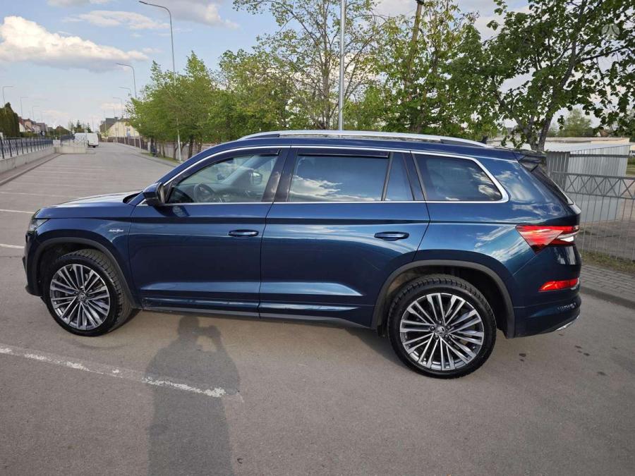 Blue Skoda Kodiaq 2022 in Telschi, with an engine capacity of 1.97 L and mileage of 256 thousand km for 24000 €, photo 20 on AUTOMOTO.COM.LV