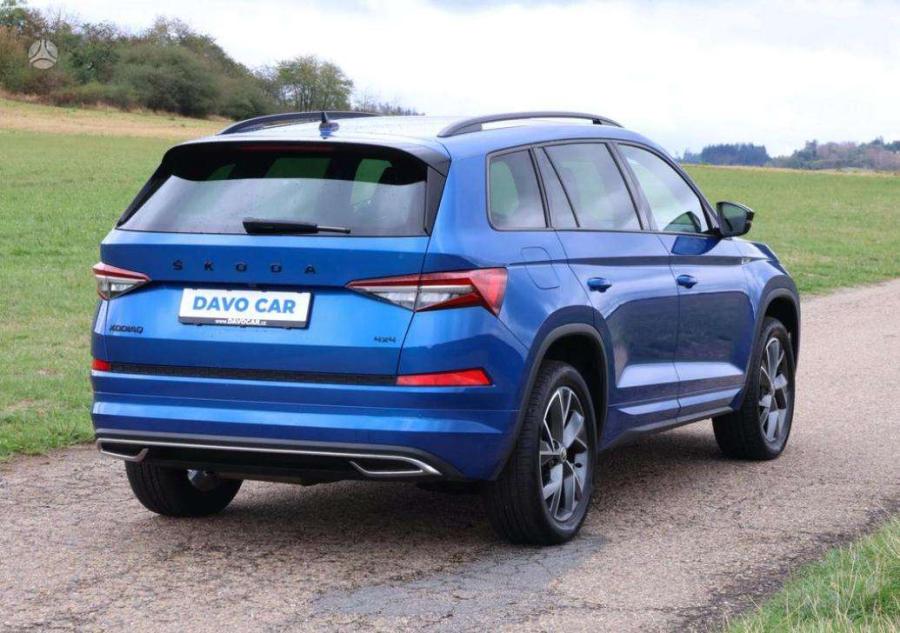 Синий Шкода Kodiaq 2022 в Вильнюс, объемом двигателя 2.00 л и пробегом 131 тыс. км за 36000 €, фото 4 на AUTOMOTO.COM.LV