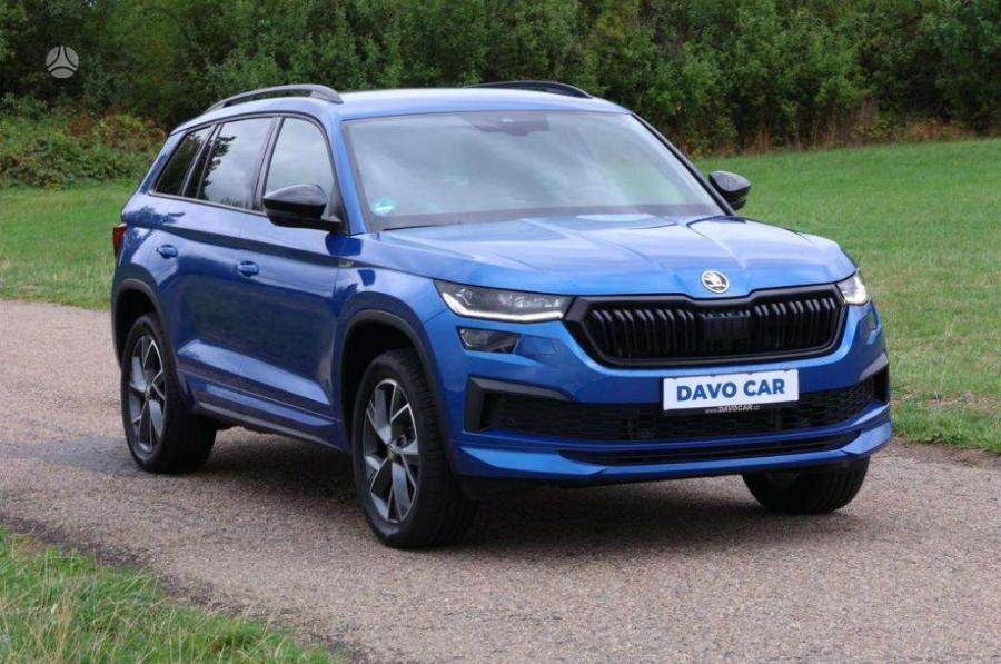 Синий Шкода Kodiaq 2022 в Вильнюс, объемом двигателя 2.00 л и пробегом 131 тыс. км за 36000 €, фото 15 на AUTOMOTO.COM.LV