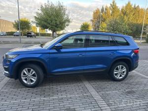 Blue Skoda Kodiaq 2022 in Riga, with an engine capacity of 1.50 L and mileage of 77 thousand km for 23500 €, photo 3 on AUTOMOTO.COM.LV