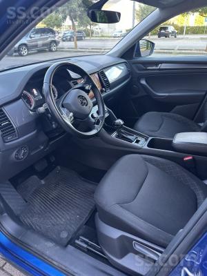 Blue Skoda Kodiaq 2022 in Riga, with an engine capacity of 1.50 L and mileage of 77 thousand km for 23500 €, photo 9 on AUTOMOTO.COM.LV