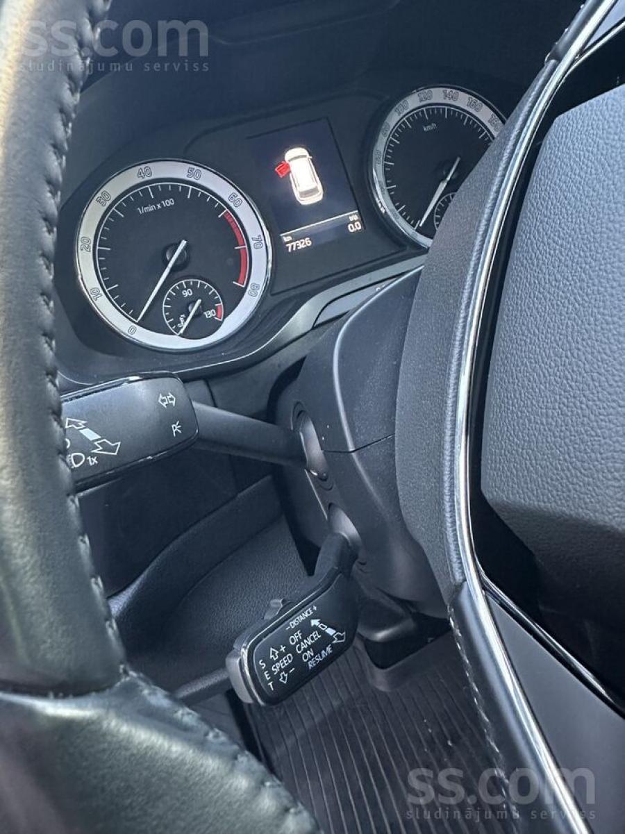 Blue Skoda Kodiaq 2022 in Riga, with an engine capacity of 1.50 L and mileage of 77 thousand km for 23500 €, photo 11 on AUTOMOTO.COM.LV