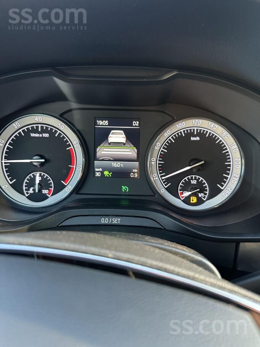 Blue Skoda Kodiaq 2022 in Riga, with an engine capacity of 1.50 L and mileage of 77 thousand km for 23500 €, photo 12 on AUTOMOTO.COM.LV