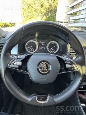 Blue Skoda Kodiaq 2022 in Riga, with an engine capacity of 1.50 L and mileage of 77 thousand km for 23500 €, photo 19 on AUTOMOTO.COM.LV