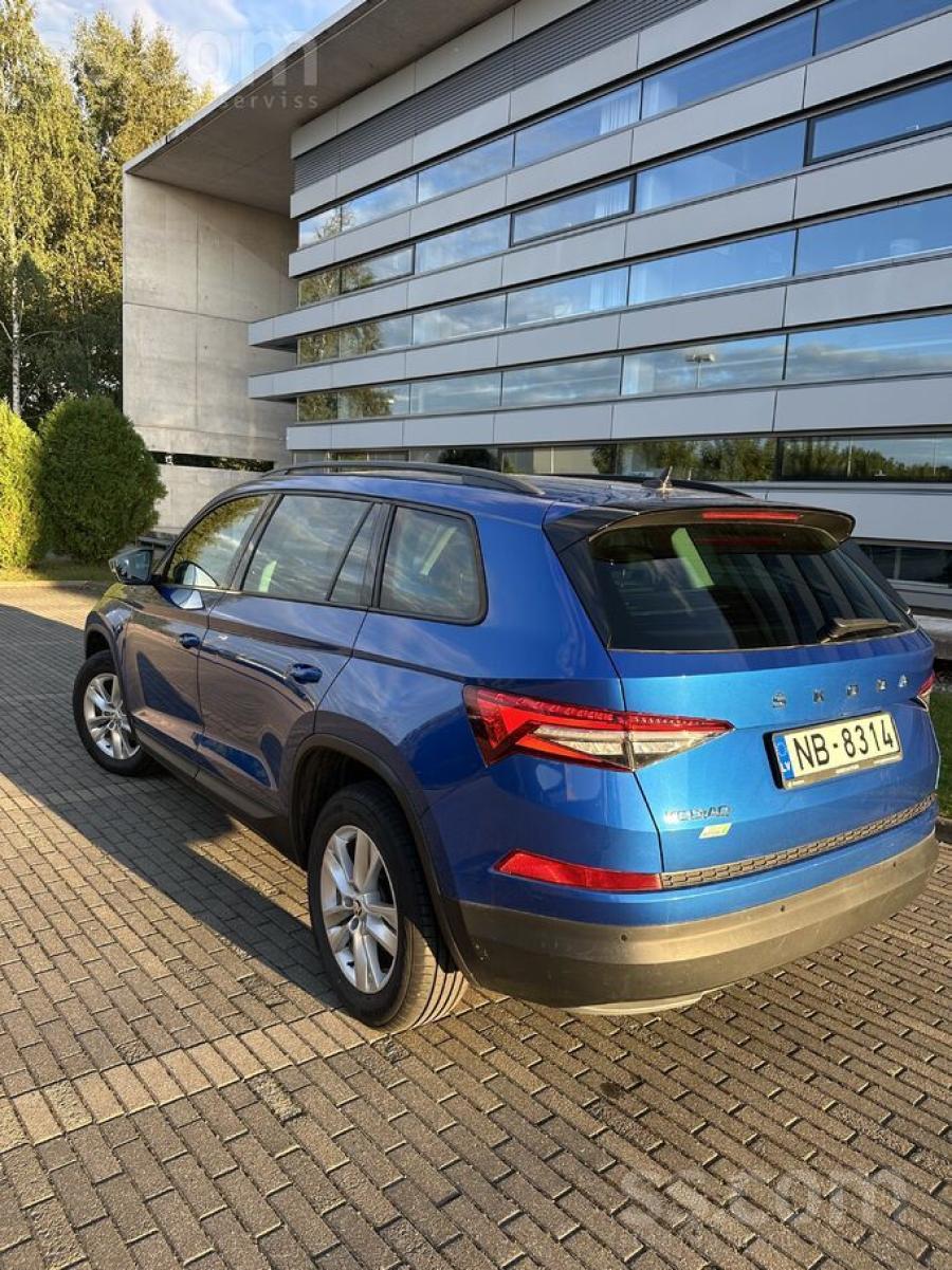 Blue Skoda Kodiaq 2022 in Riga, with an engine capacity of 1.50 L and mileage of 77 thousand km for 23500 €, photo 20 on AUTOMOTO.COM.LV
