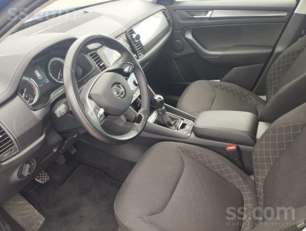 Blue Skoda Kodiaq 2022 in Riga, with an engine capacity of 1.50 L and mileage of 32 thousand km for 23300 €, photo 6 on AUTOMOTO.COM.LV
