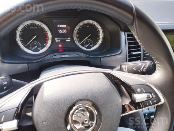 Blue Skoda Kodiaq 2022 in Riga, with an engine capacity of 1.50 L and mileage of 32 thousand km for 23300 €, photo 9 on AUTOMOTO.COM.LV