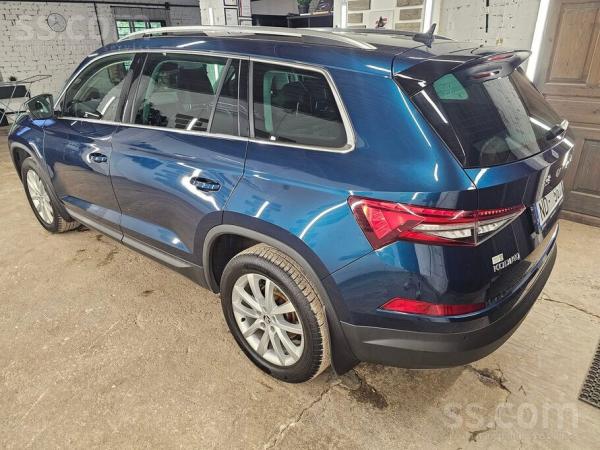 Skoda Kodiaq 2022 in Jekabpils on AUTOMOTO.COM.LV Blue Skoda Kodiaq 2022 in Jekabpils, with an engine capacity of 2.00 L and mileage of 166 thousand km for 26999 €, photo 5 on AUTOMOTO.COM.LV