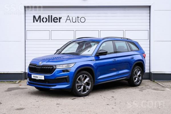 Синий Шкода Kodiaq 2022 в Рига, объемом двигателя 2.00 л и пробегом 150 тыс. км за 28500 €, фото 1 на AUTOMOTO.COM.LV