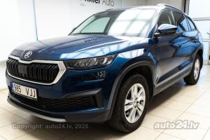 Zils Skoda Kodiaq 2023 Jehvi, ar dzinēja tilpumu 2.00 L un nobraukumu 49 tūkst. km par 31990 €, foto  vietnē AUTOMOTO.COM.LV