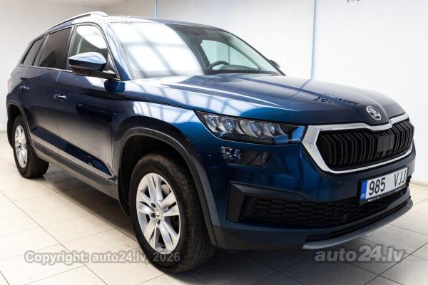 Blue Skoda Kodiaq 2023 in Johvi, with an engine capacity of 2.00 L and mileage of 49 thousand km for 31990 €, photo 2 on AUTOMOTO.COM.LV