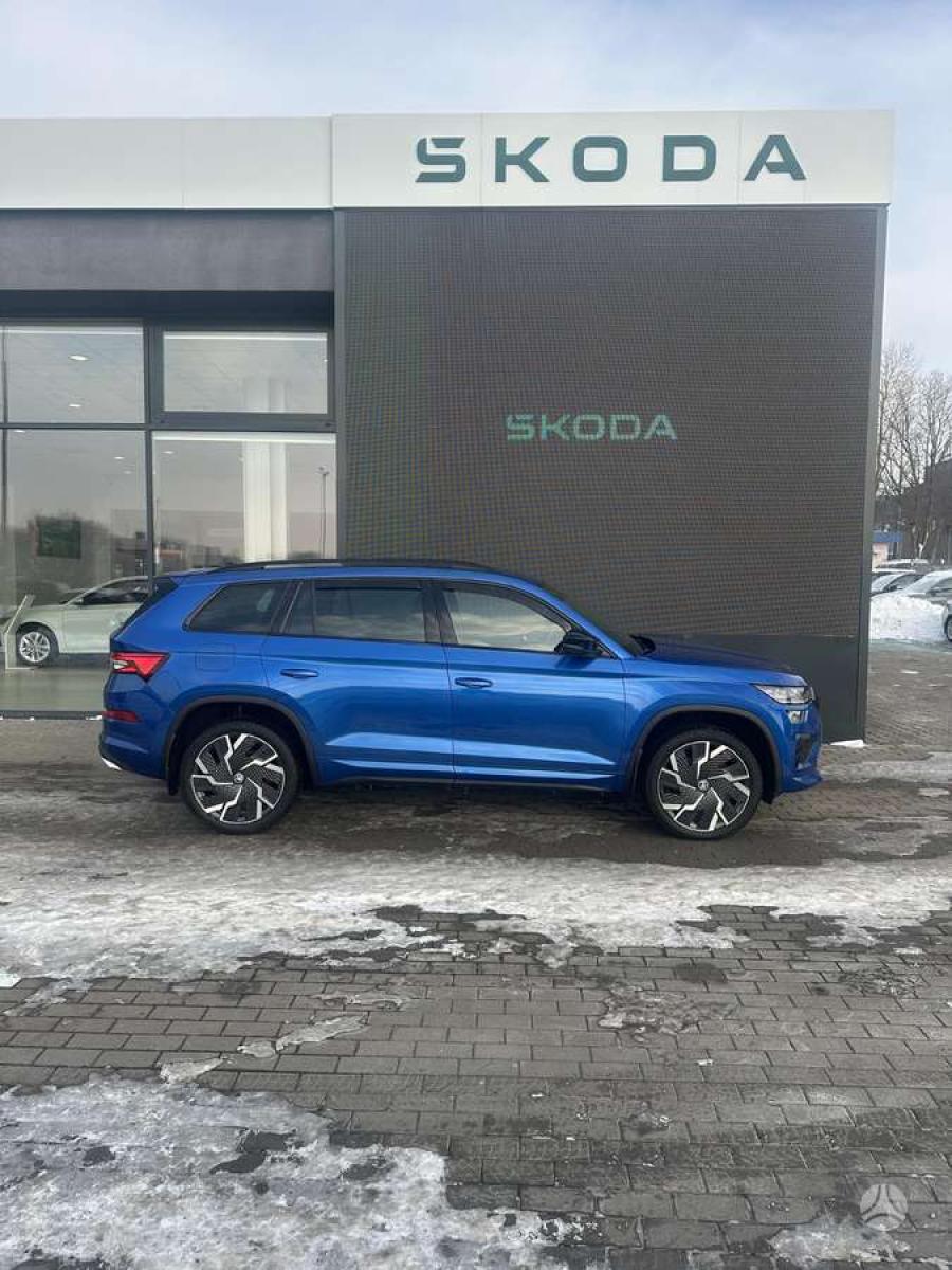 Zils Skoda Kodiaq 2023 Klaipėda, ar dzinēja tilpumu 1.98 L un nobraukumu 59 tūkst. km par 36850 €, foto 1 vietnē AUTOMOTO.COM.LV