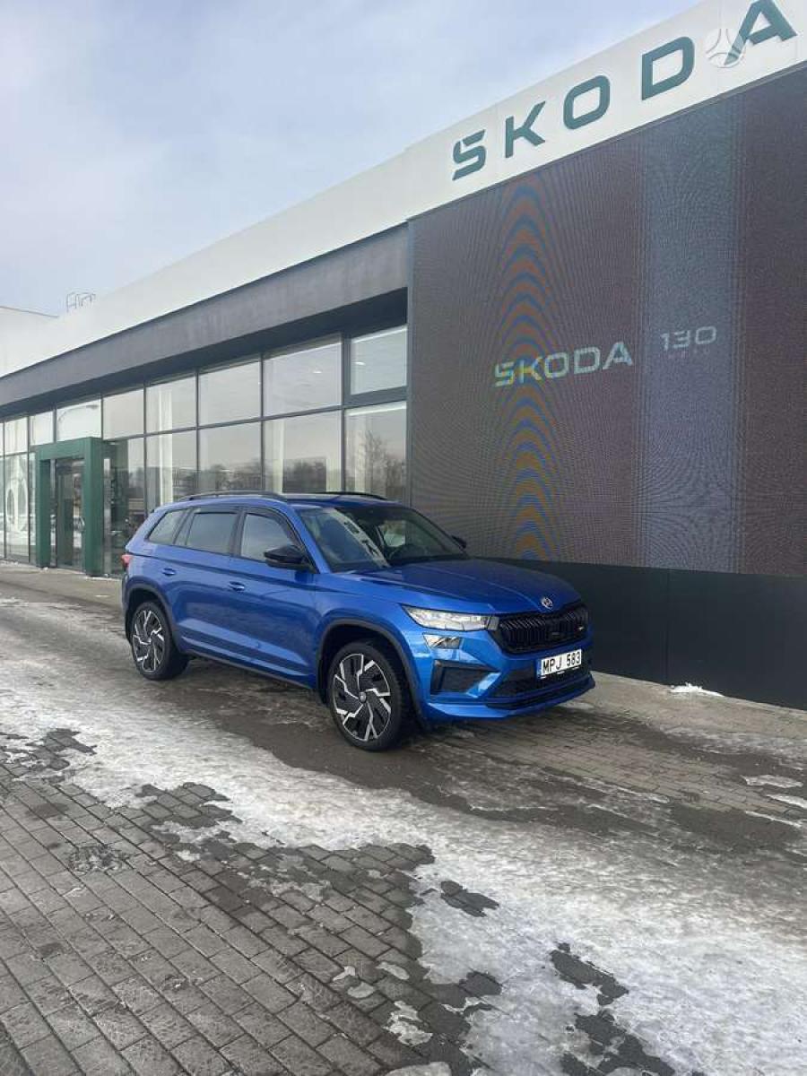Zils Skoda Kodiaq 2023 Klaipėda, ar dzinēja tilpumu 1.98 L un nobraukumu 59 tūkst. km par 36850 €, foto 2 vietnē AUTOMOTO.COM.LV