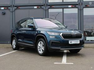 Blue Skoda Kodiaq 2023 in Vilnius, with an engine capacity of 1.50 L and mileage of 100 thousand km for 26250 €, photo 2 on AUTOMOTO.COM.LV