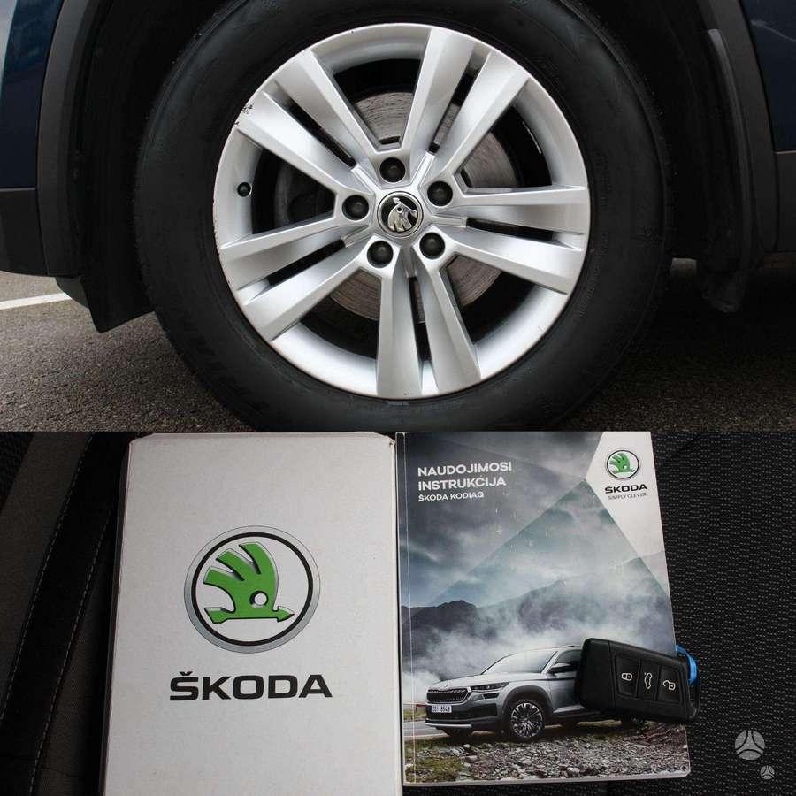 Blue Skoda Kodiaq 2023 in Vilnius, with an engine capacity of 1.50 L and mileage of 100 thousand km for 26250 €, photo 20 on AUTOMOTO.COM.LV