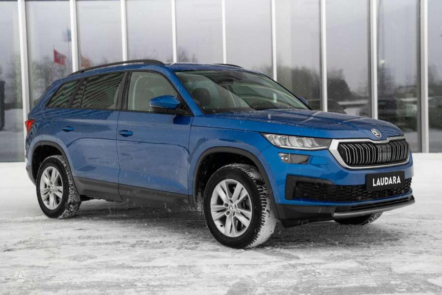 Zils Skoda Kodiaq 2023 Viļņa, ar dzinēja tilpumu 1.97 L un nobraukumu 107 tūkst. km par 24450 €, foto 1 vietnē AUTOMOTO.COM.LV