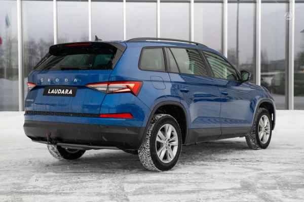Blue Skoda Kodiaq 2023 in Vilnius, with an engine capacity of 1.97 L and mileage of 107 thousand km for 24450 €, photo 3 on AUTOMOTO.COM.LV