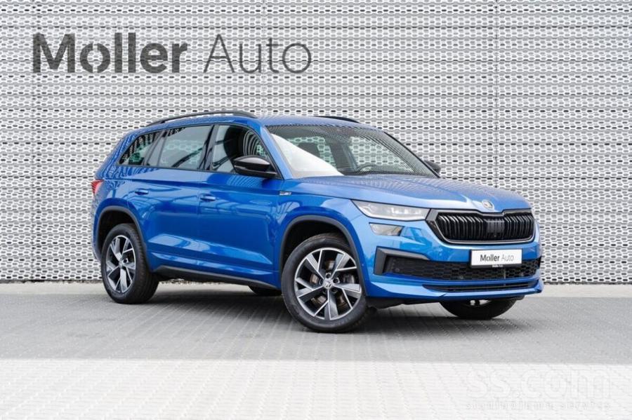 Zils Skoda Kodiaq 2023 Rīga, ar dzinēja tilpumu 2.00 L un nobraukumu 131 tūkst. km par 32200 €, foto 3 vietnē AUTOMOTO.COM.LV