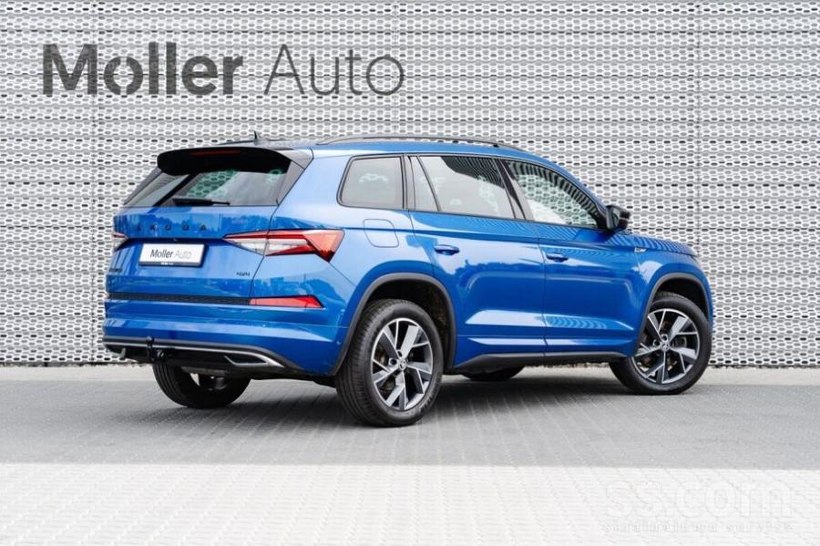 Zils Skoda Kodiaq 2023 Rīga, ar dzinēja tilpumu 2.00 L un nobraukumu 131 tūkst. km par 32200 €, foto 5 vietnē AUTOMOTO.COM.LV