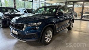 Zils Skoda Kodiaq 2023 Rīga, ar dzinēja tilpumu 2.00 L un nobraukumu 62 tūkst. km par 27900 €, foto  vietnē AUTOMOTO.COM.LV