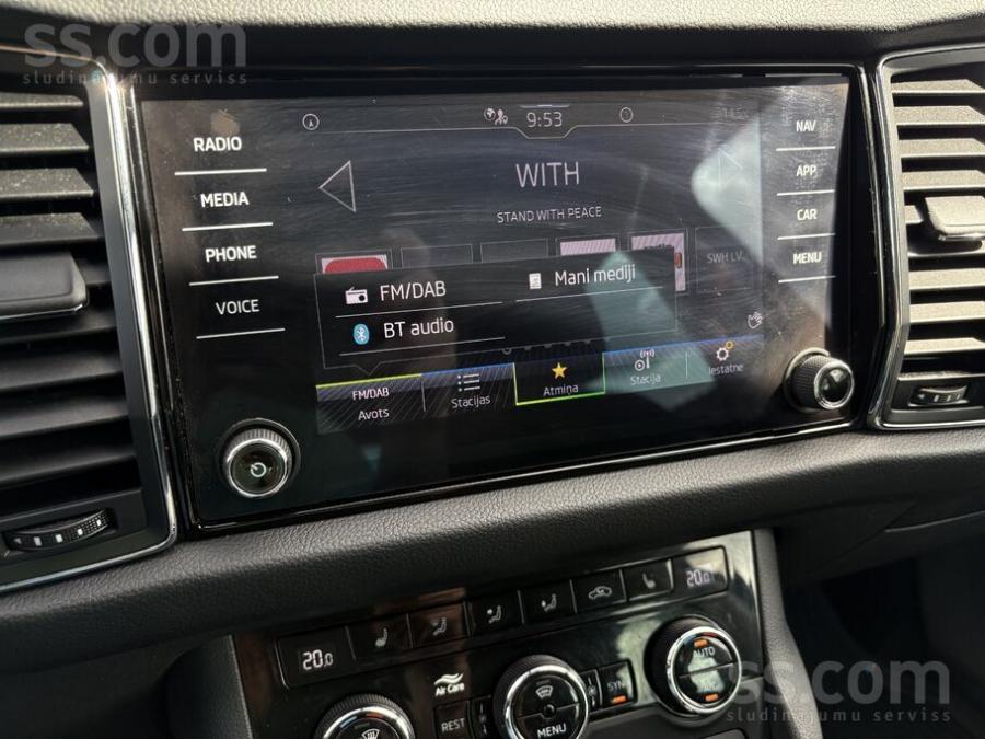 Синий Шкода Kodiaq 2023 в Рига, объемом двигателя 2.00 л и пробегом 184 тыс. км за 23500 €, фото 24 на AUTOMOTO.COM.LV