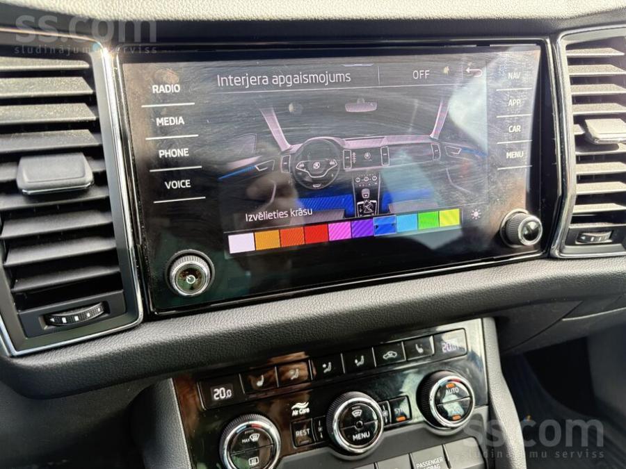 Синий Шкода Kodiaq 2023 в Рига, объемом двигателя 2.00 л и пробегом 184 тыс. км за 23500 €, фото 26 на AUTOMOTO.COM.LV