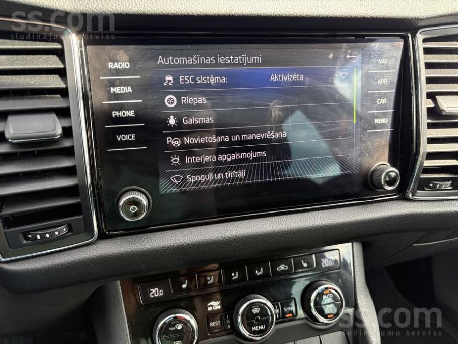 Синий Шкода Kodiaq 2023 в Рига, объемом двигателя 2.00 л и пробегом 184 тыс. км за 23500 €, фото 30 на AUTOMOTO.COM.LV