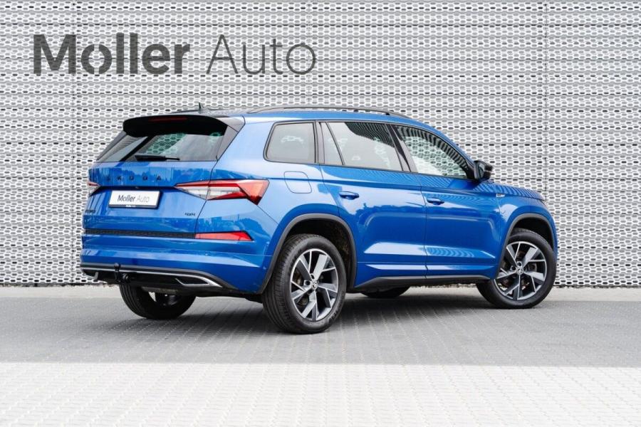 Zils Skoda Kodiaq 2023 Mārupe, ar dzinēja tilpumu 2.00 L un nobraukumu 131 tūkst. km par 31650 €, foto 5 vietnē AUTOMOTO.COM.LV