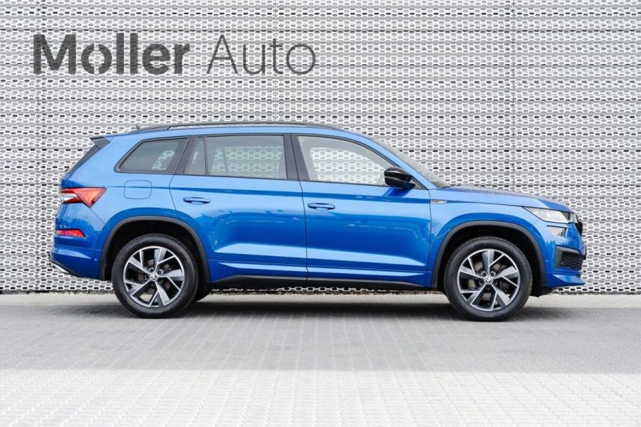 Zils Skoda Kodiaq 2023 Mārupe, ar dzinēja tilpumu 2.00 L un nobraukumu 131 tūkst. km par 31650 €, foto 6 vietnē AUTOMOTO.COM.LV