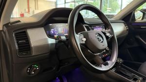 Blue Skoda Kodiaq 2023 in Riga, with an engine capacity of 2.00 L and mileage of 62 thousand km for 2790000 €, photo 17 on AUTOMOTO.COM.LV