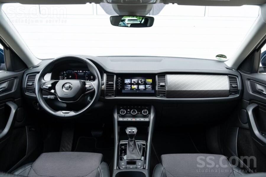 Синий Шкода Kodiaq 2023 в Рига, объемом двигателя 2.00 л и пробегом 128 тыс. км за 28500 €, фото 10 на AUTOMOTO.COM.LV