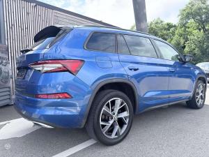 Blue Skoda Kodiaq 2023 in Vilnius, with an engine capacity of 1.97 L and mileage of 121 thousand km for 28800 €, photo 5 on AUTOMOTO.COM.LV