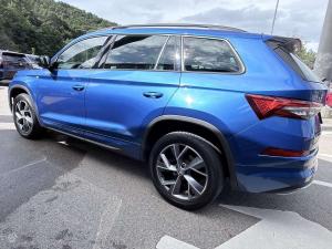 Blue Skoda Kodiaq 2023 in Vilnius, with an engine capacity of 1.97 L and mileage of 121 thousand km for 28800 €, photo 7 on AUTOMOTO.COM.LV