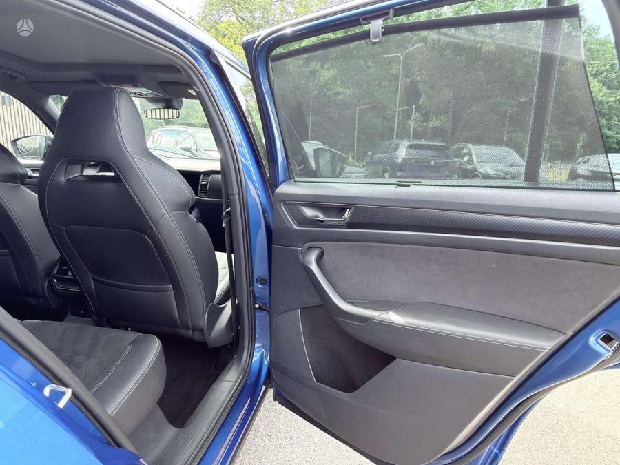 Blue Skoda Kodiaq 2023 in Vilnius, with an engine capacity of 1.97 L and mileage of 121 thousand km for 28800 €, photo 14 on AUTOMOTO.COM.LV