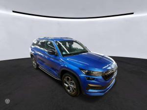 Blue Skoda Kodiaq 2023 in Vilnius, with an engine capacity of 1.97 L and mileage of 216 thousand km for 25400 €, photo 3 on AUTOMOTO.COM.LV