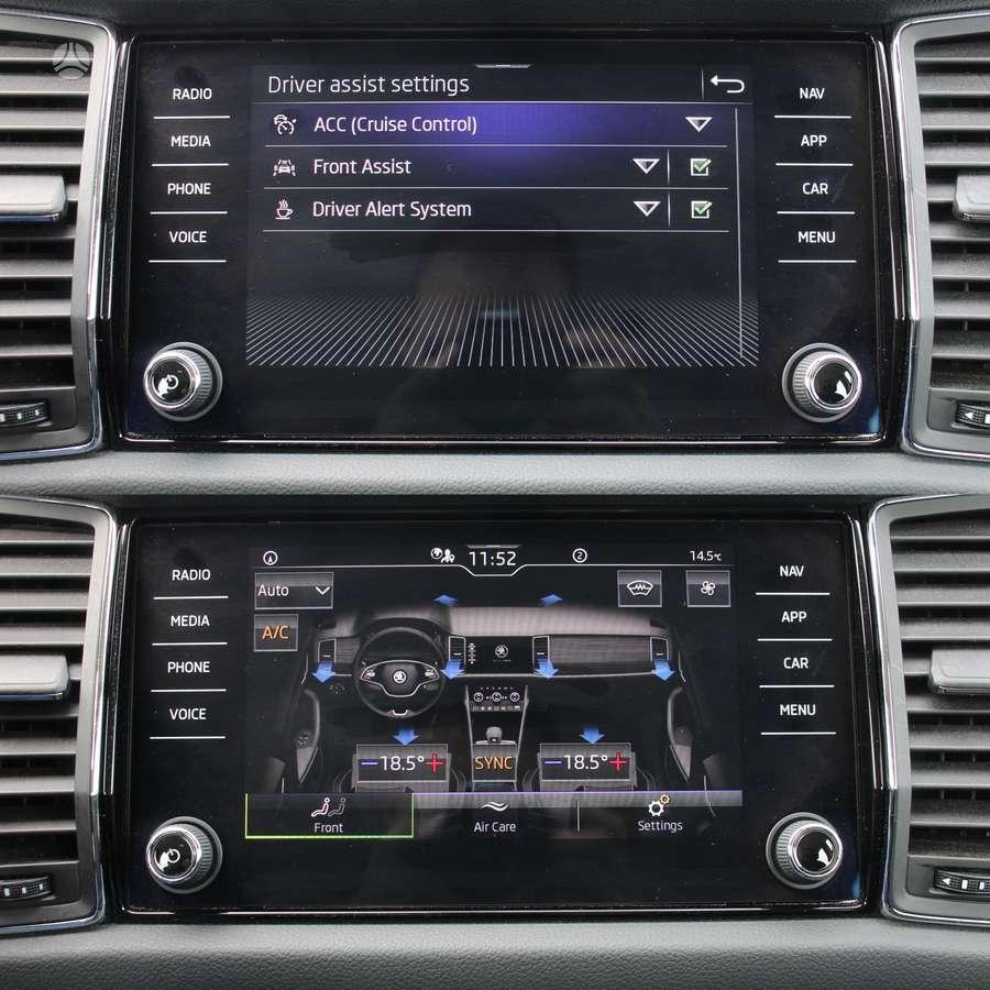 Zils Skoda Kodiaq 2023 Viļņa, ar dzinēja tilpumu 1.50 L un nobraukumu 102 tūkst. km par 26950 €, foto 11 vietnē AUTOMOTO.COM.LV