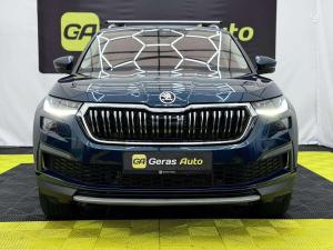 Blue Skoda Kodiaq 2023 in Vilnius, with an engine capacity of 1.98 L and mileage of 95 thousand km for 34700 €, photo 3 on AUTOMOTO.COM.LV
