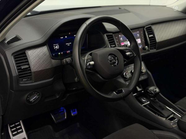 Синий Шкода Kodiaq 2023 в Вильнюс, объемом двигателя 1.98 л и пробегом 95 тыс. км за 34700 €, фото 8 на AUTOMOTO.COM.LV